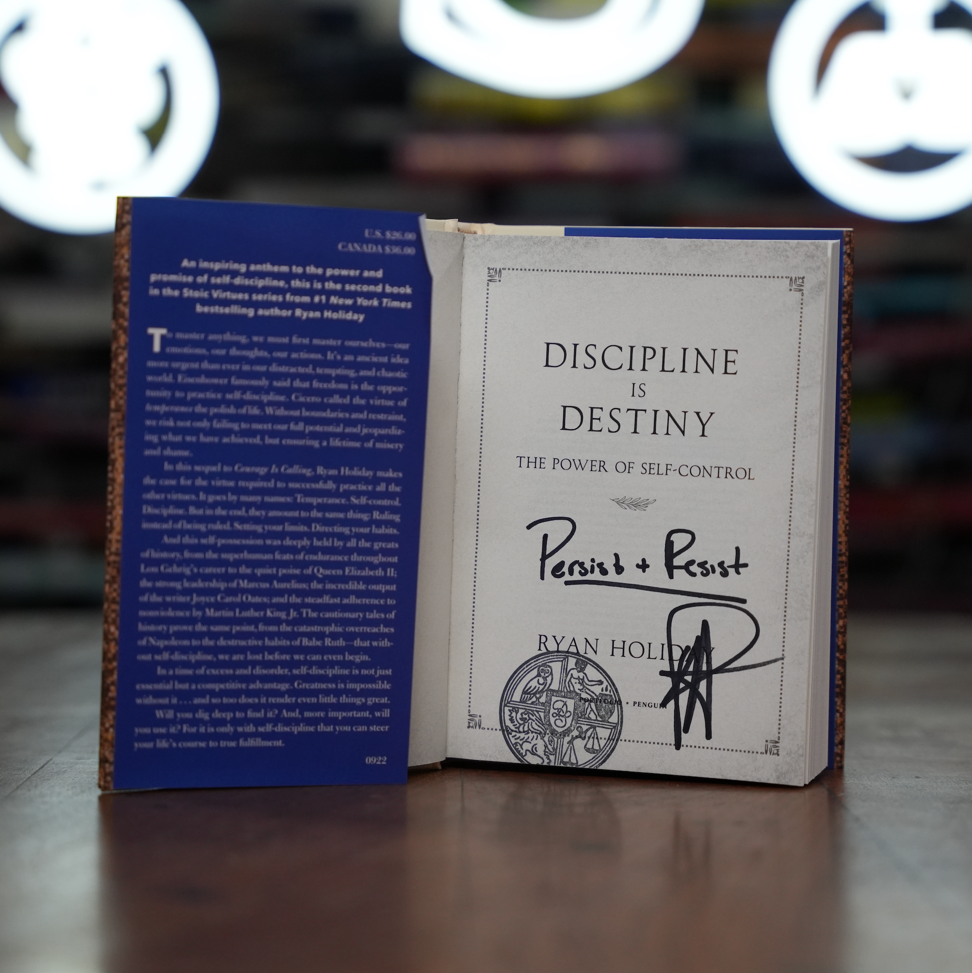 Discipline Is Destiny: The Power of Self-Control (SIGNED EDITION ...